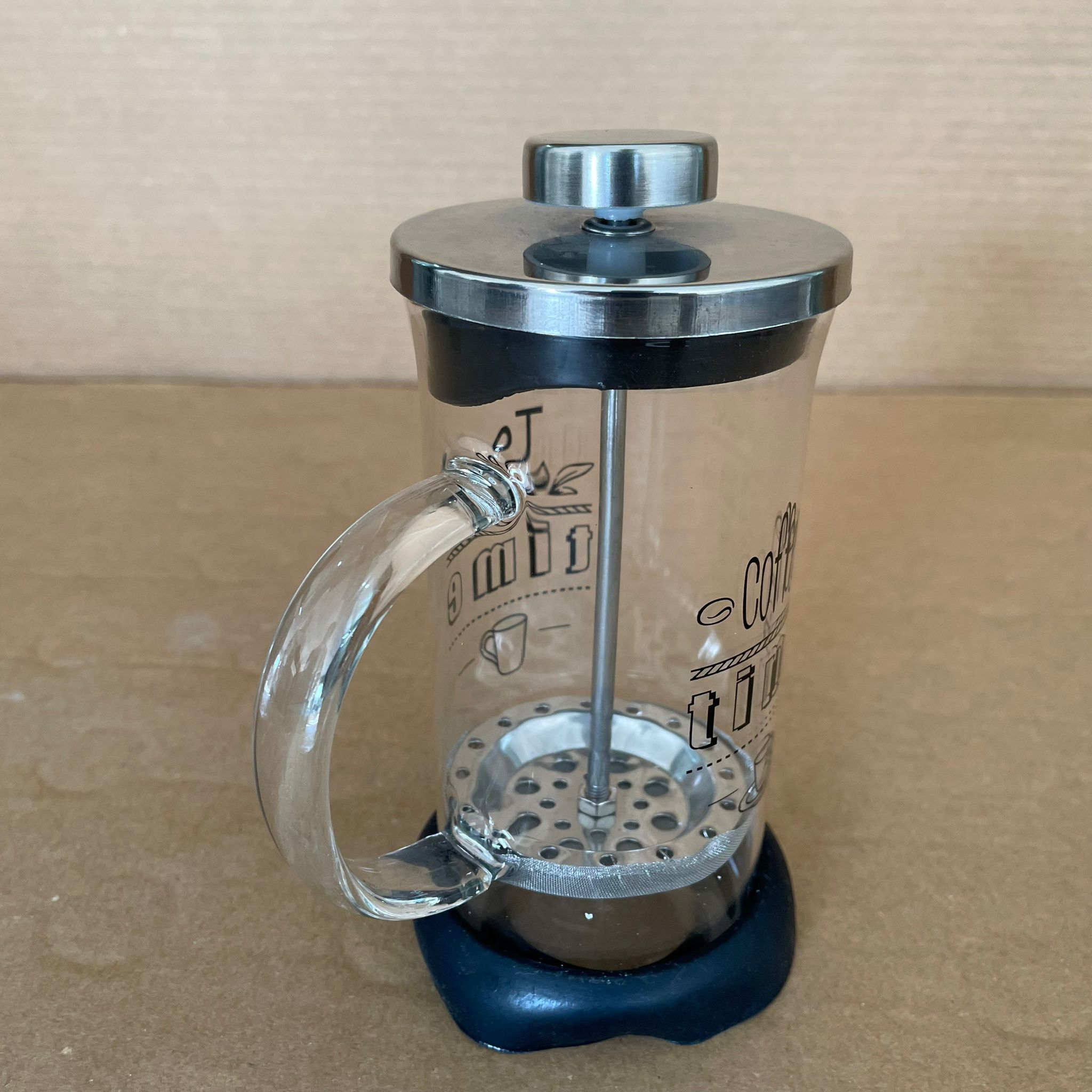 Filtre Kahve Ve Cay Demligi French Press 350 Ml Silikon Altli Ud 6480